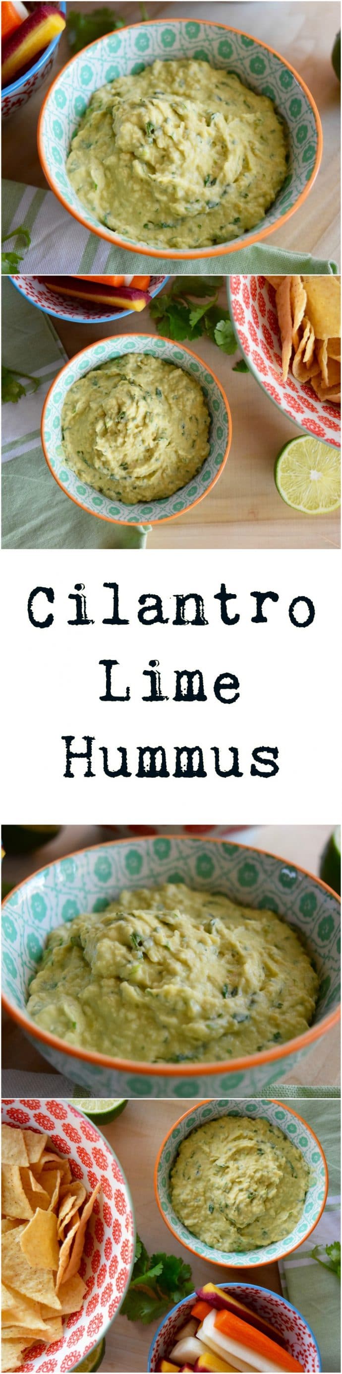 Lime Cilantro Hummus | Earth Powered Family