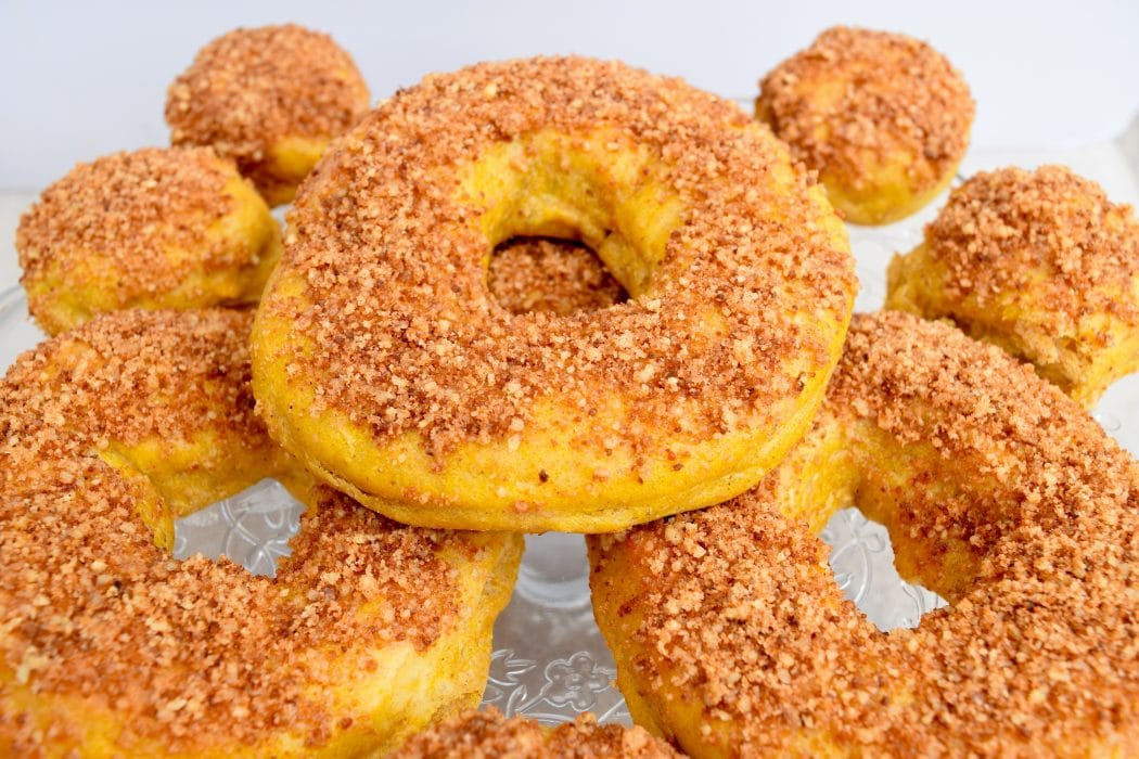 Walnut Crusted Butternut Squash Donuts | Earth Powered Family