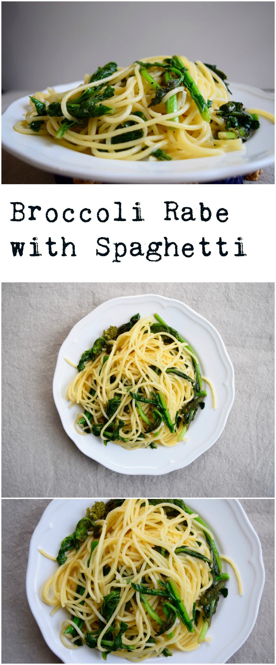 Spaghetti with Broccoli Rabe Recipe | Earth Powered Family