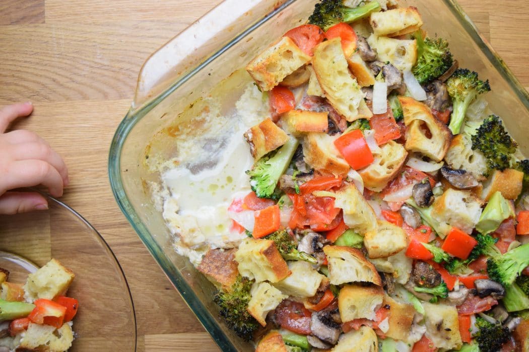 Vegetable Strata | Earth Powered Family