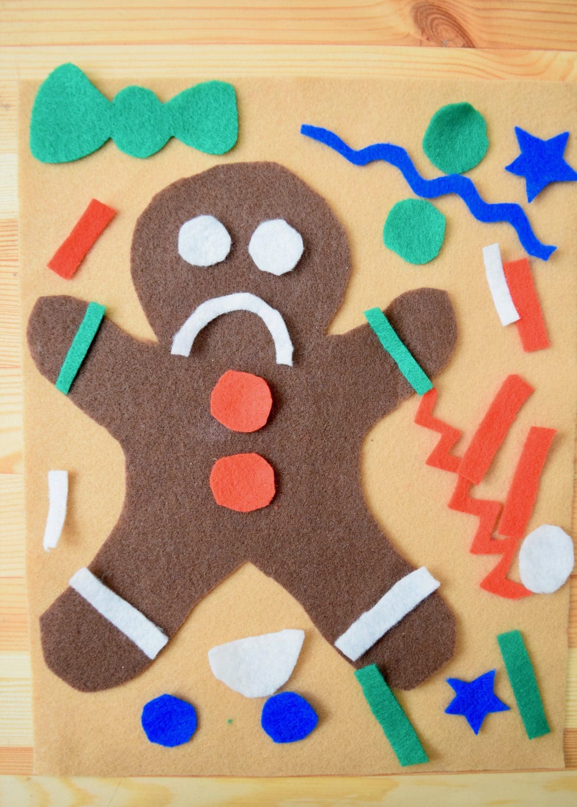 Felt Gingerbread Men | Earth Powered Family